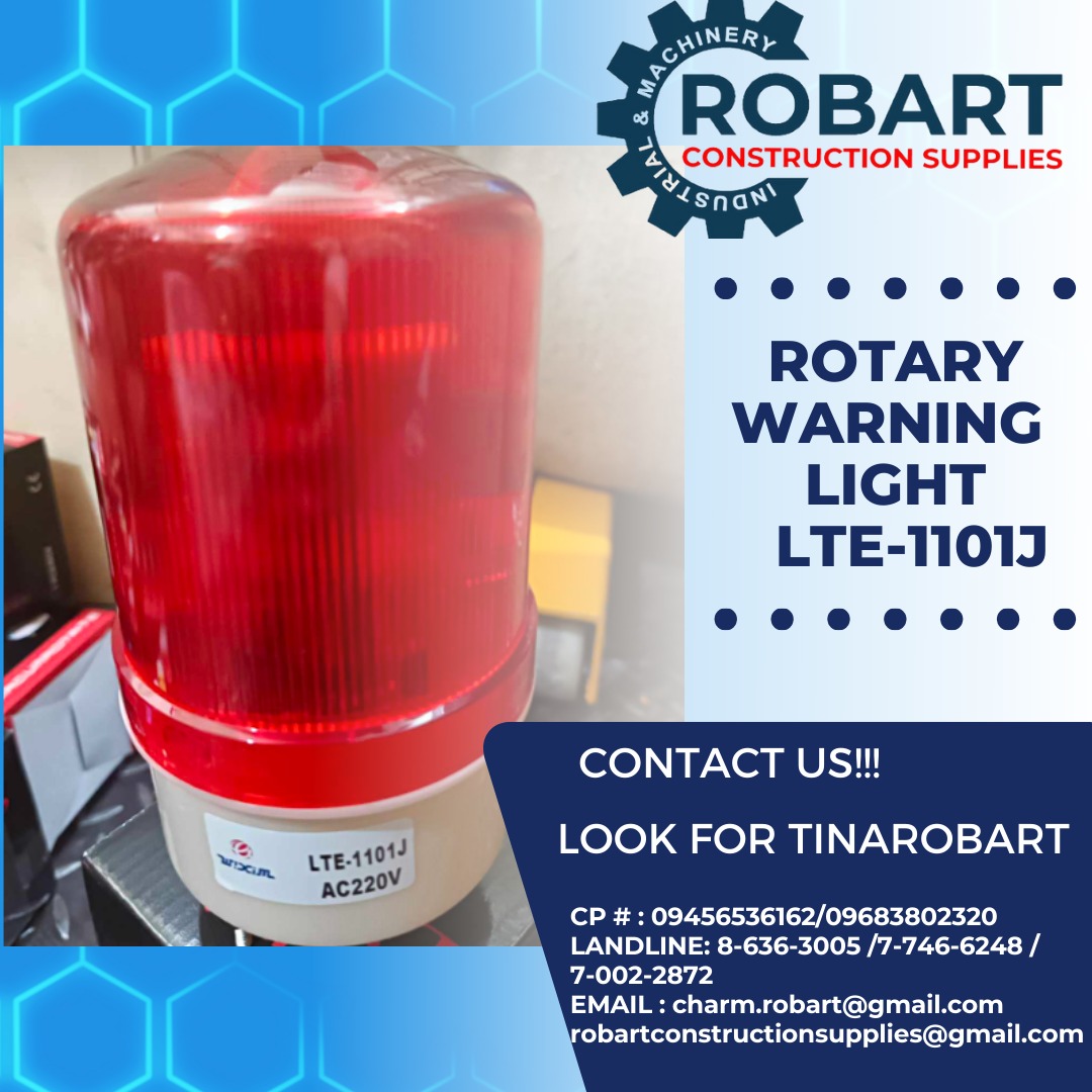 Rotary Warning Light LTE-1101J, Commercial & Industrial, Construction ...