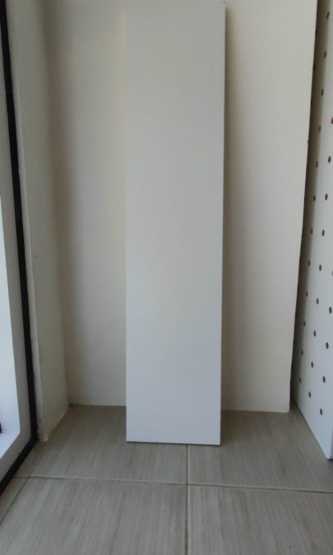 Shelf Board White Laminated 203 mm by 914 mm Minimalist Modern ...