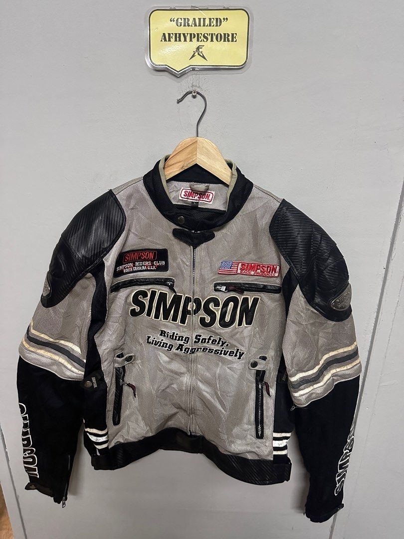 Simpson Racing Jacket, Men's Fashion, Coats, Jackets and Outerwear on ...