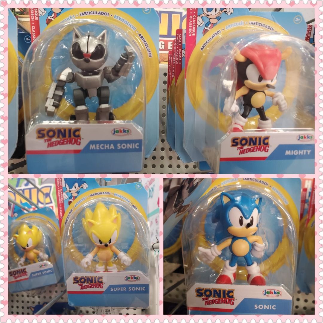 Sonic the Hedgehog 超音鼠/Mecha Sonic/ Mighty/ Super Sonic Figure 公仔 [小 ...