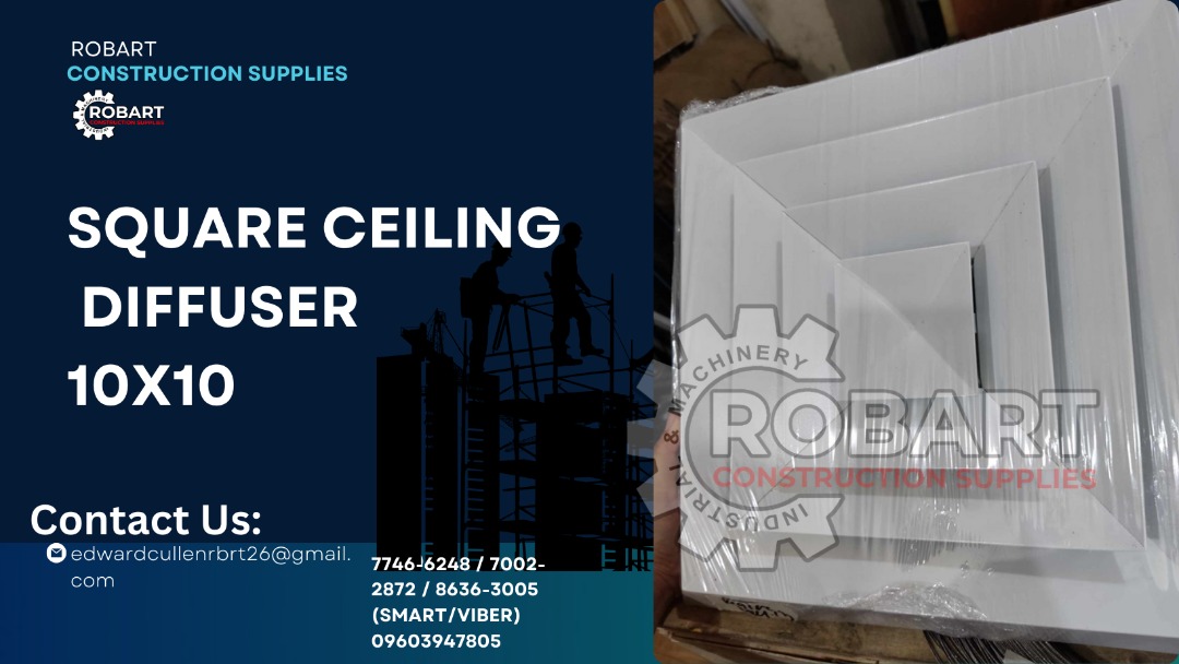 Square Ceiling Diffuser, Commercial & Industrial, Construction ...