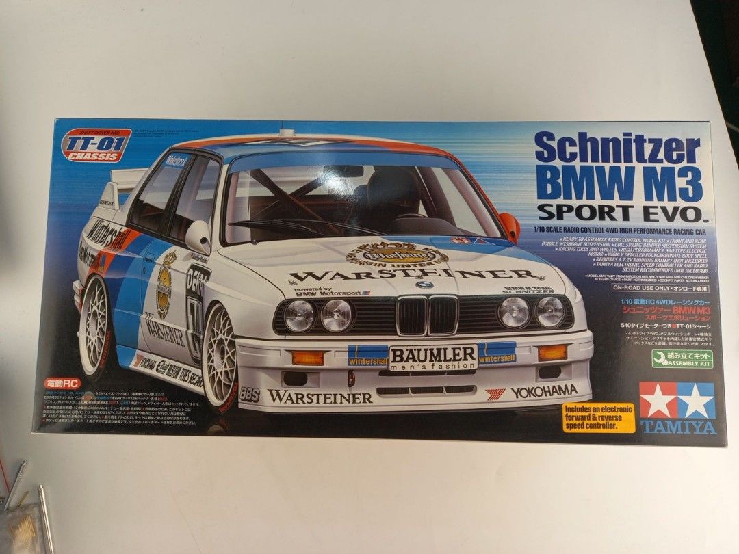 Tamiya R/C SCHNITZER BMW M3 SPORT EVO Original 1/10 Stickers 田宫原厰車殼貼紙 ...