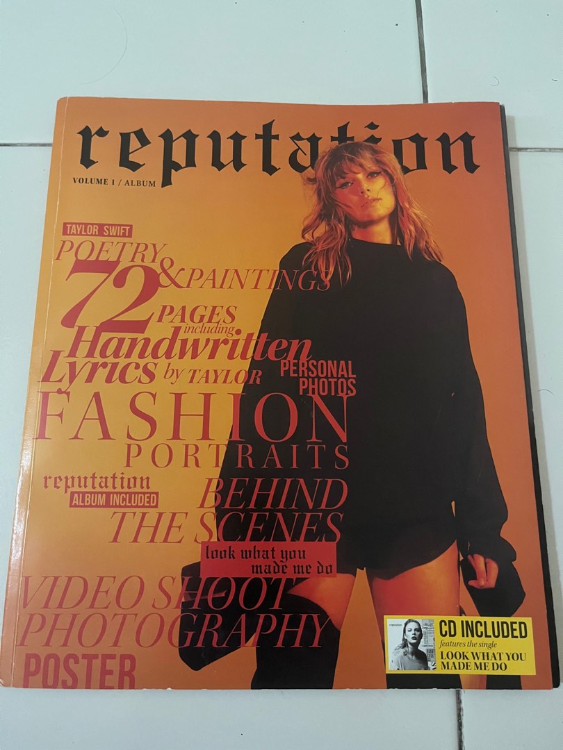 TAYLOR SWIFT REPUTATION MAGAZINE NO CD, Hobbies & Toys, Books ...