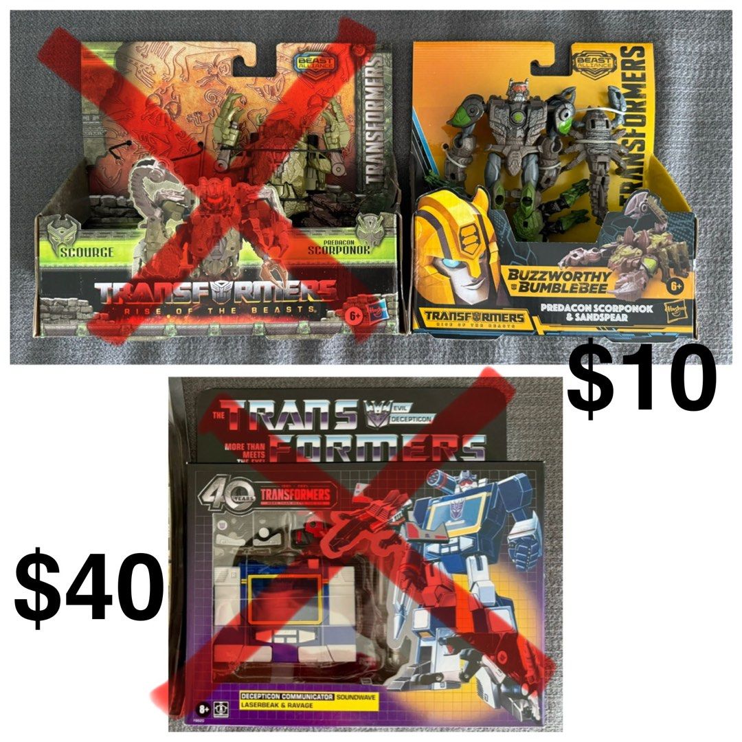 Transformers Decepticon Predacon Scorponok Sandspear Buzzworthy ...