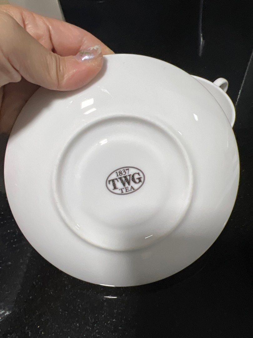 TWG ROSE DOME TEAPOT IN WHITE (600ML) free cup and saucer, Furniture ...