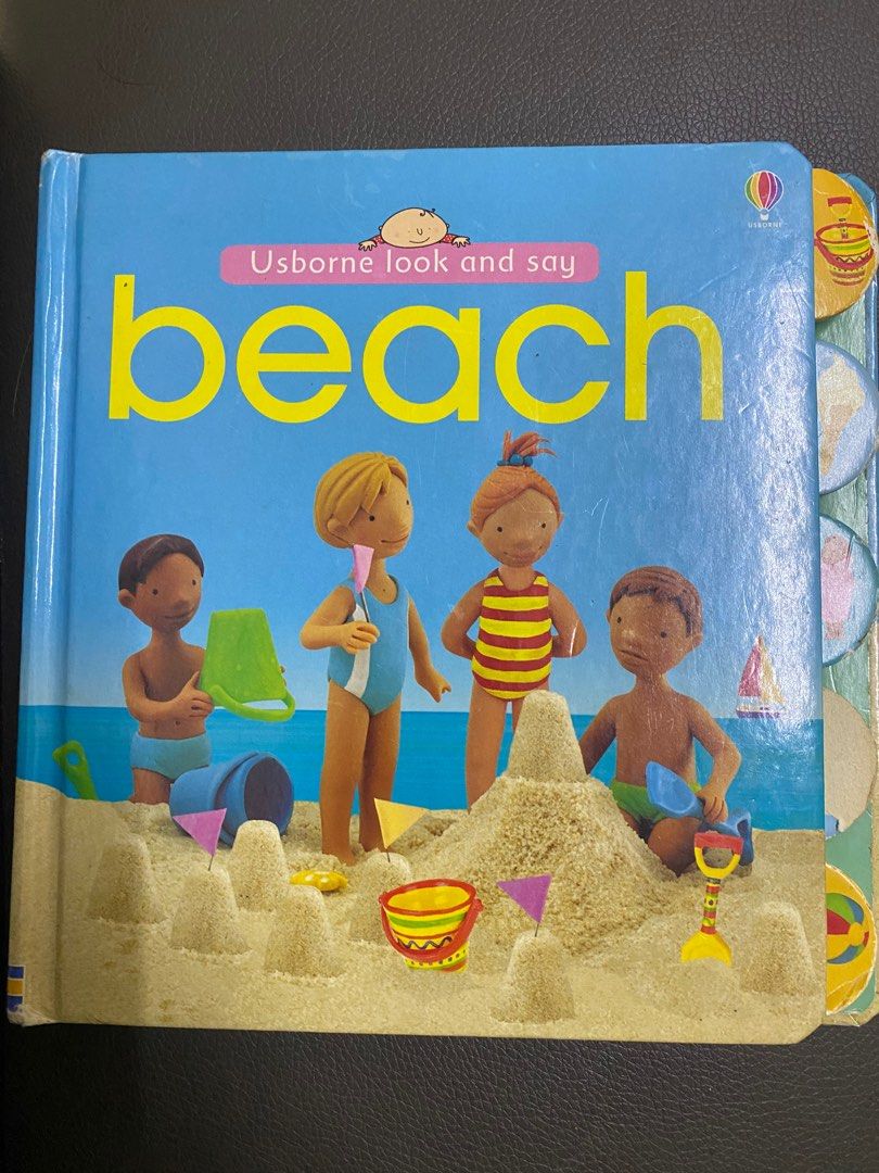 Usborne look and say Beach hardbook, Hobbies & Toys, Books & Magazines ...