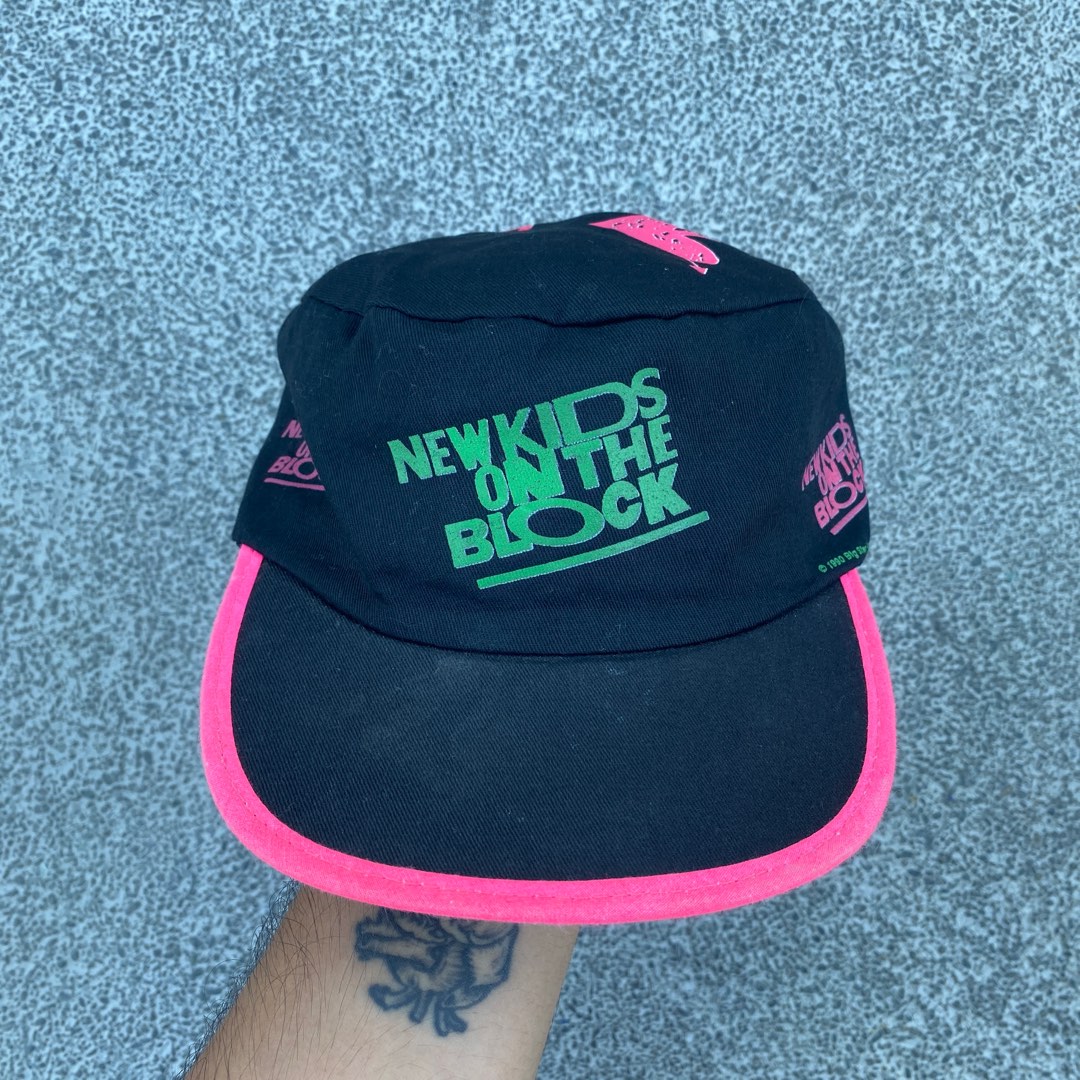 Vintage 1990 New Kids on the Block Gartered Military Cap by Winterland ...