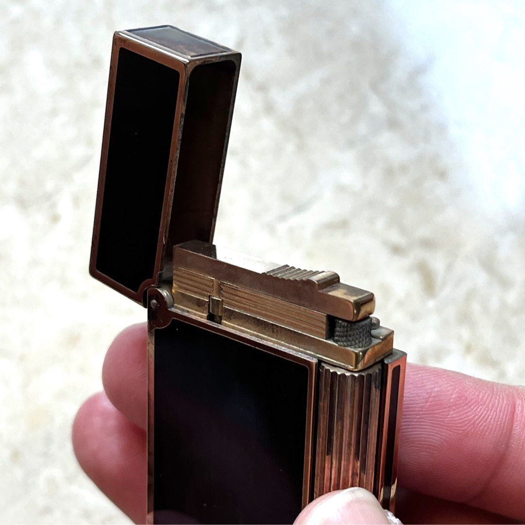 Vintage DuPont lighter Chinese lacquer wood design, Luxury, Accessories ...