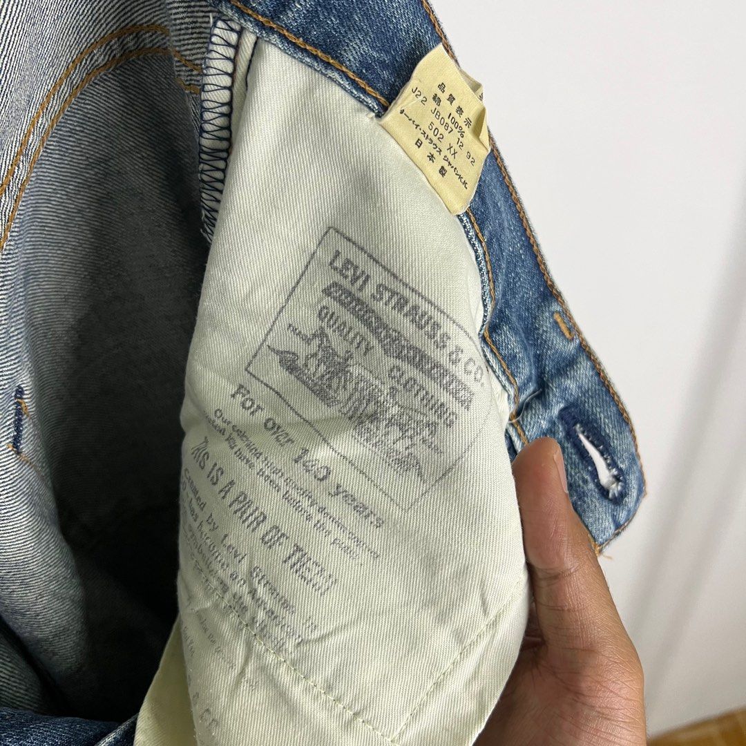 Vintage Levis Big E 502, Men's Fashion, Bottoms, Jeans on Carousell