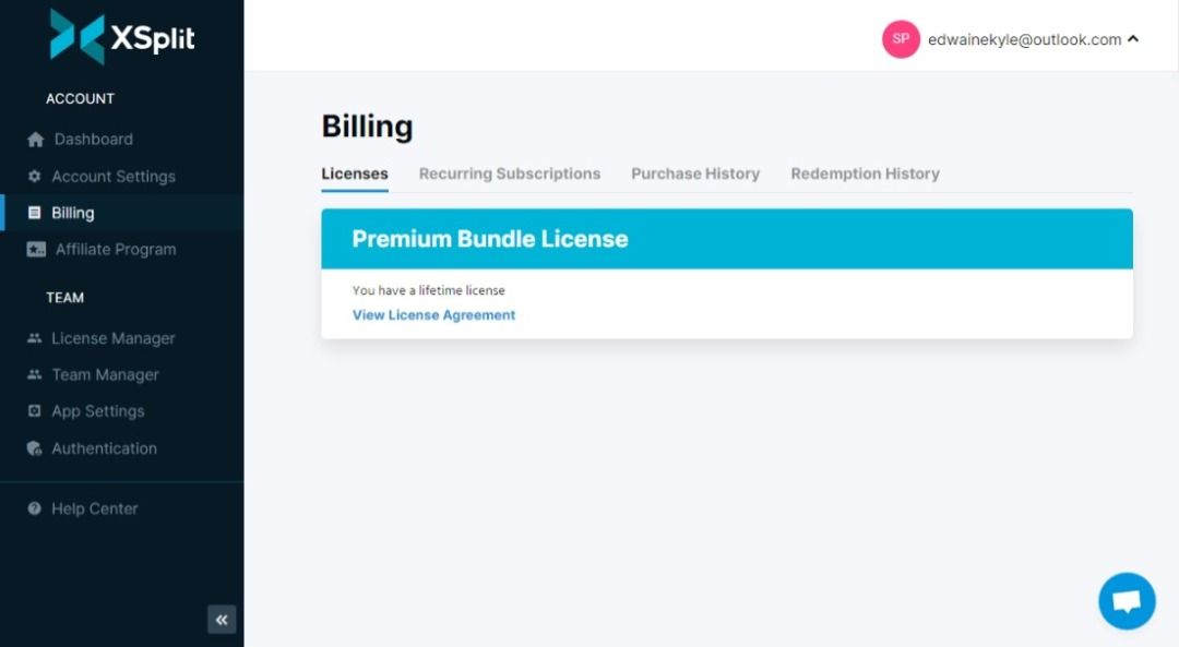 XSplit Lifetime Premium License for XSplit Broadcaster, XSplit VCam & Connect: Webcam, Computers ...