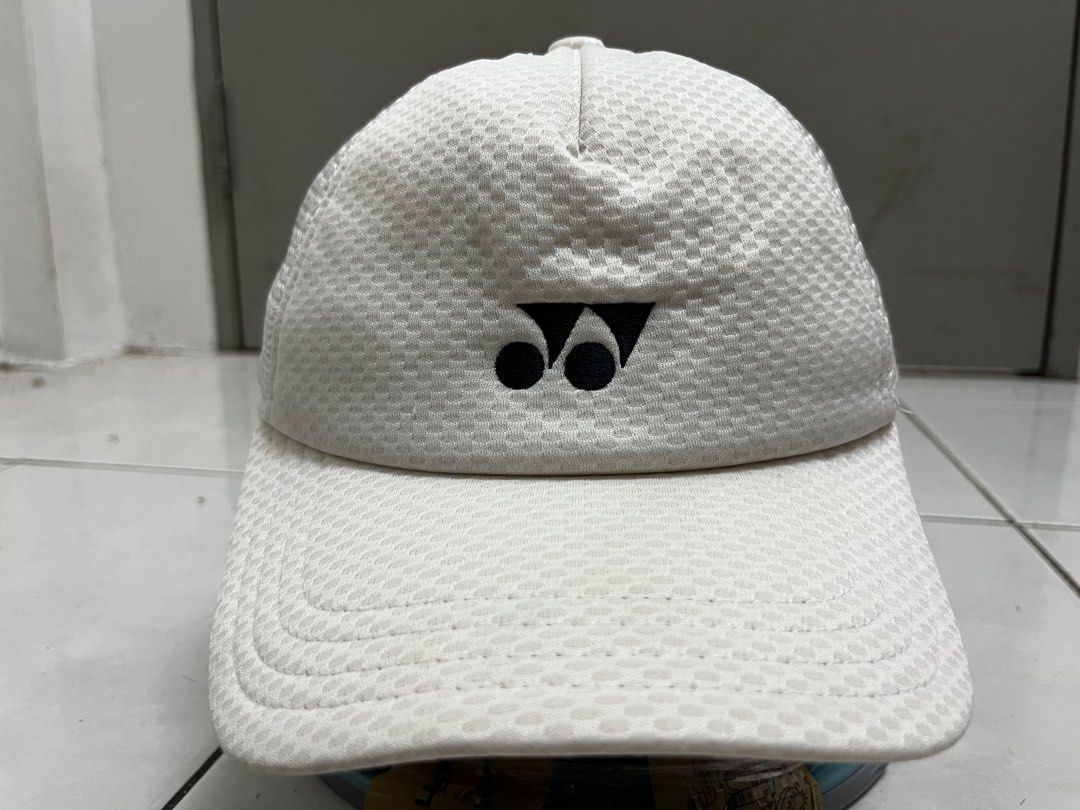 Yonex Cap Mesh White, Men's Fashion, Watches & Accessories, Cap & Hats ...