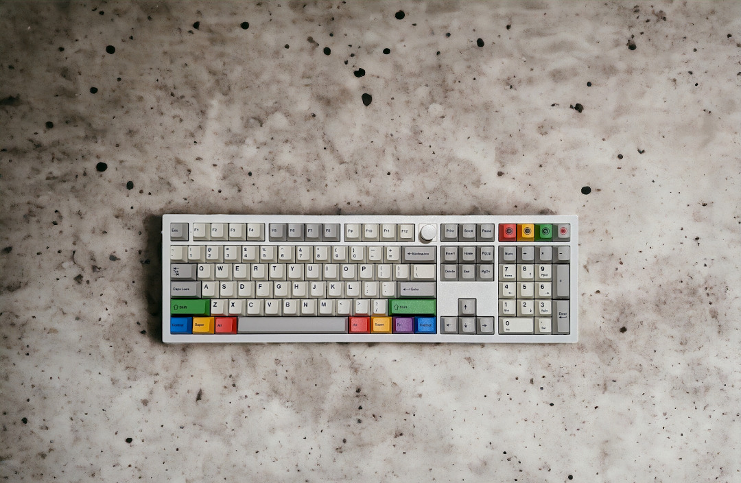 100% Aluminium Custom Mechanical Keyboard (RedLightWhite1505) - Fully ...