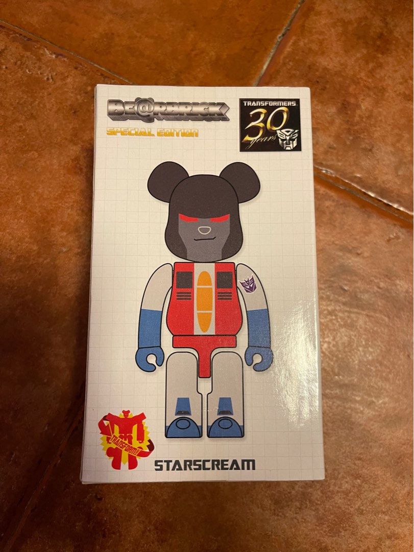 全新 星星叫 Starscream MEDICOM BearBrick x Transformers 200% 變形金剛 熊仔 Star ...