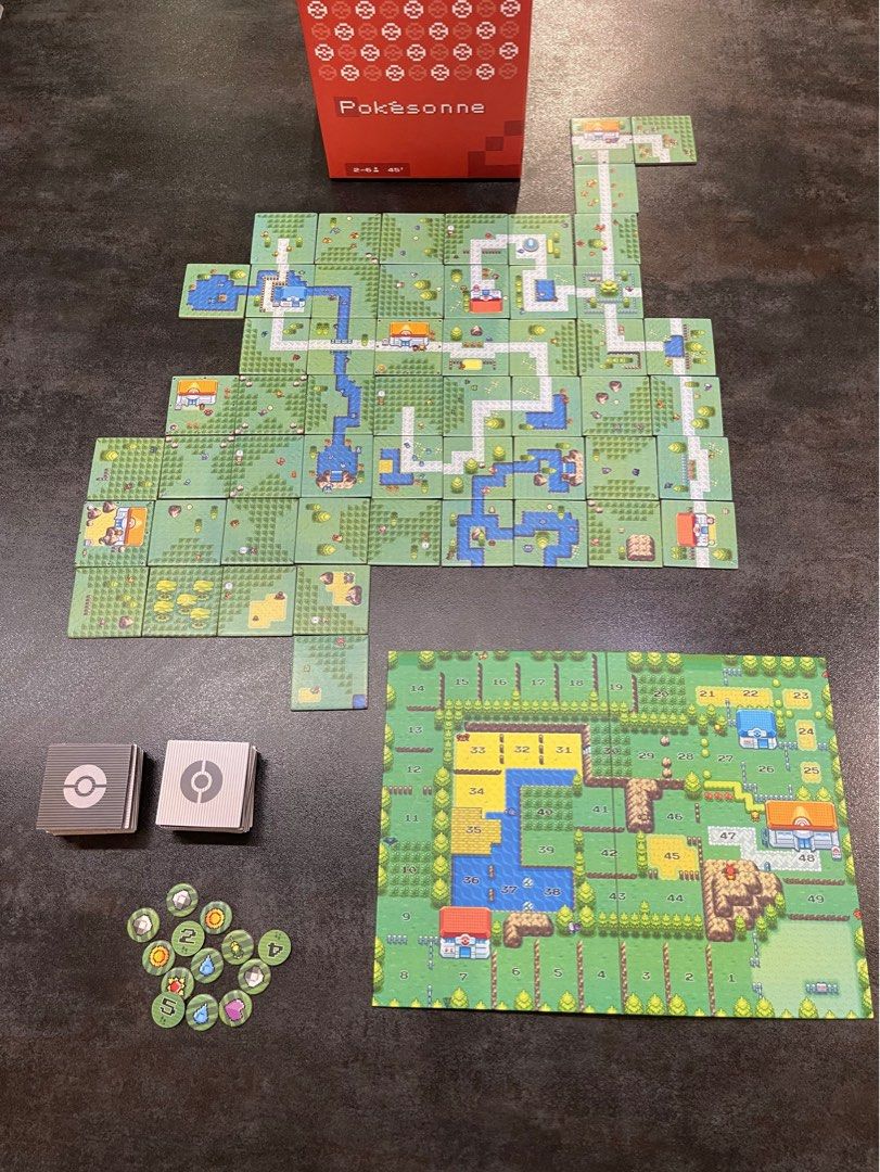 Pokesonne - Pokemon x Carcassonne Pokémon Board Game Custom DIY Version ...