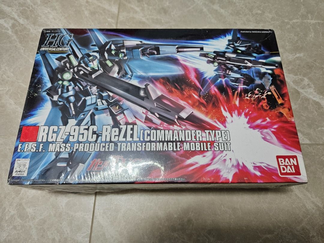 Bandai Mobile Suit Gundam RGZ-95C ReZEL Commander Type, Hobbies & Toys ...