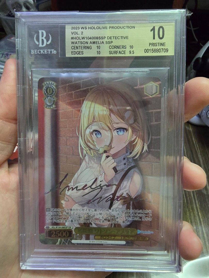 BGS 10 Weiss Schwarz Amelia Watson SSP JPN, Hobbies & Toys, Toys ...