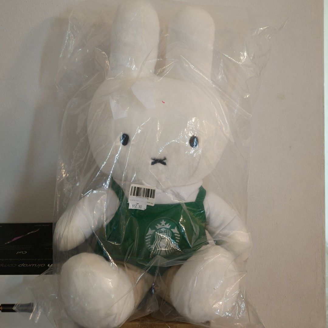 BNIP Miffy Starbucks Bearista Soft Toy Plushie, Hobbies & Toys, Toys & Games on Carousell