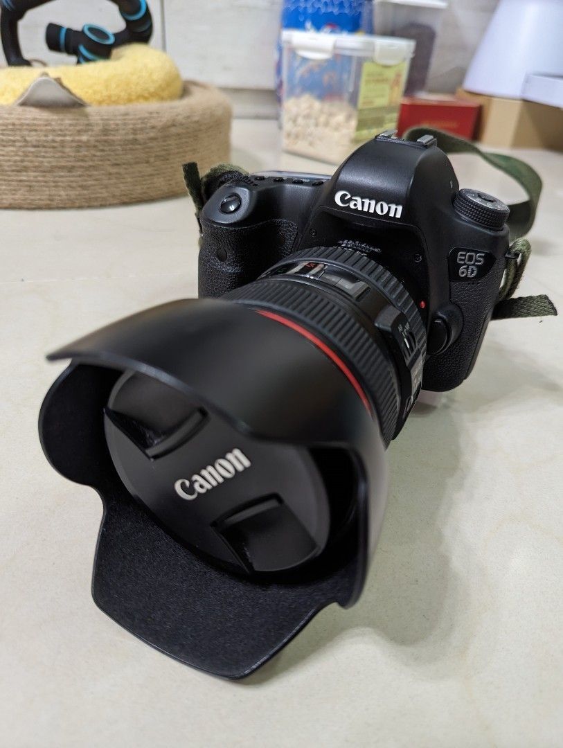 Canon 6d EF Mark1 佳能 錦囊 全片幅 鏡頭 單反 (淨機) , 攝影器材, 相機 - Carousell