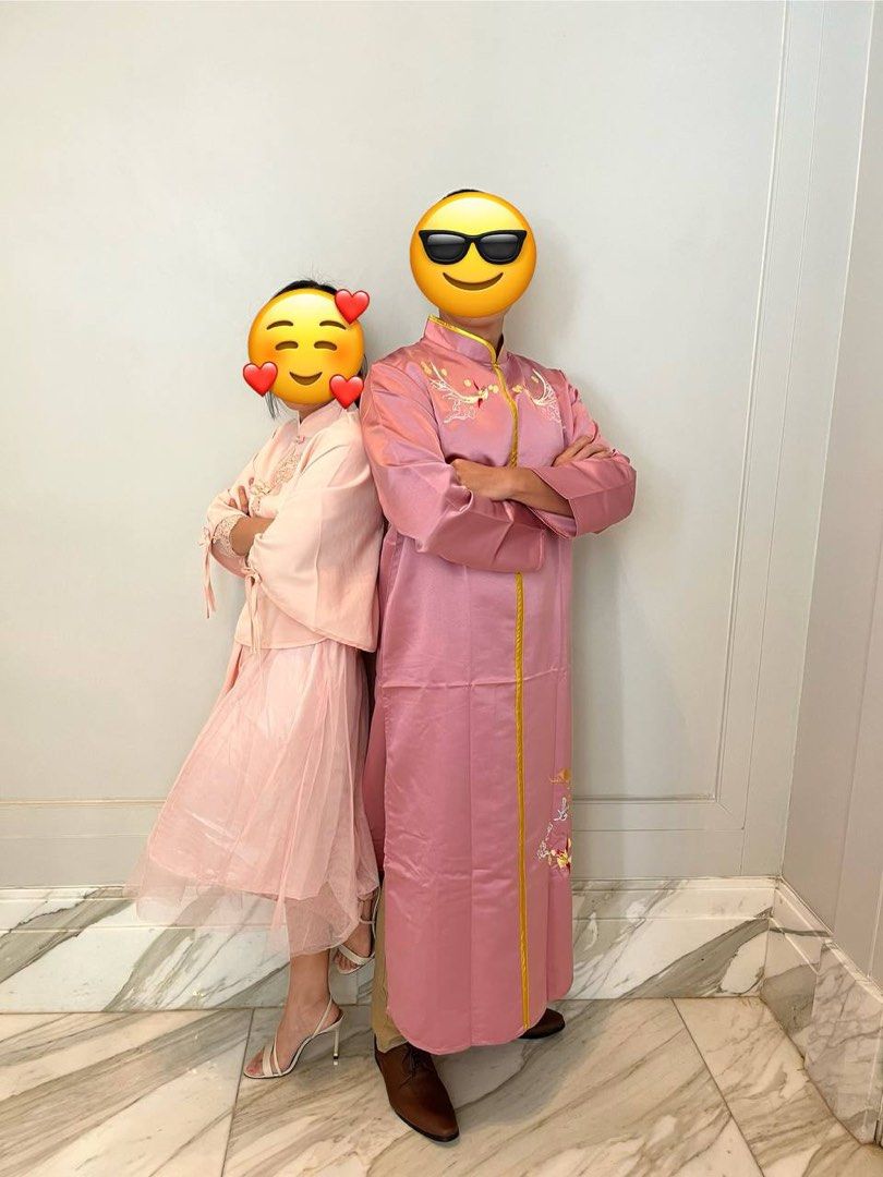 Chinese Groomsmen Long Gown Samfu, Men's Fashion, Tops & Sets, Sets ...