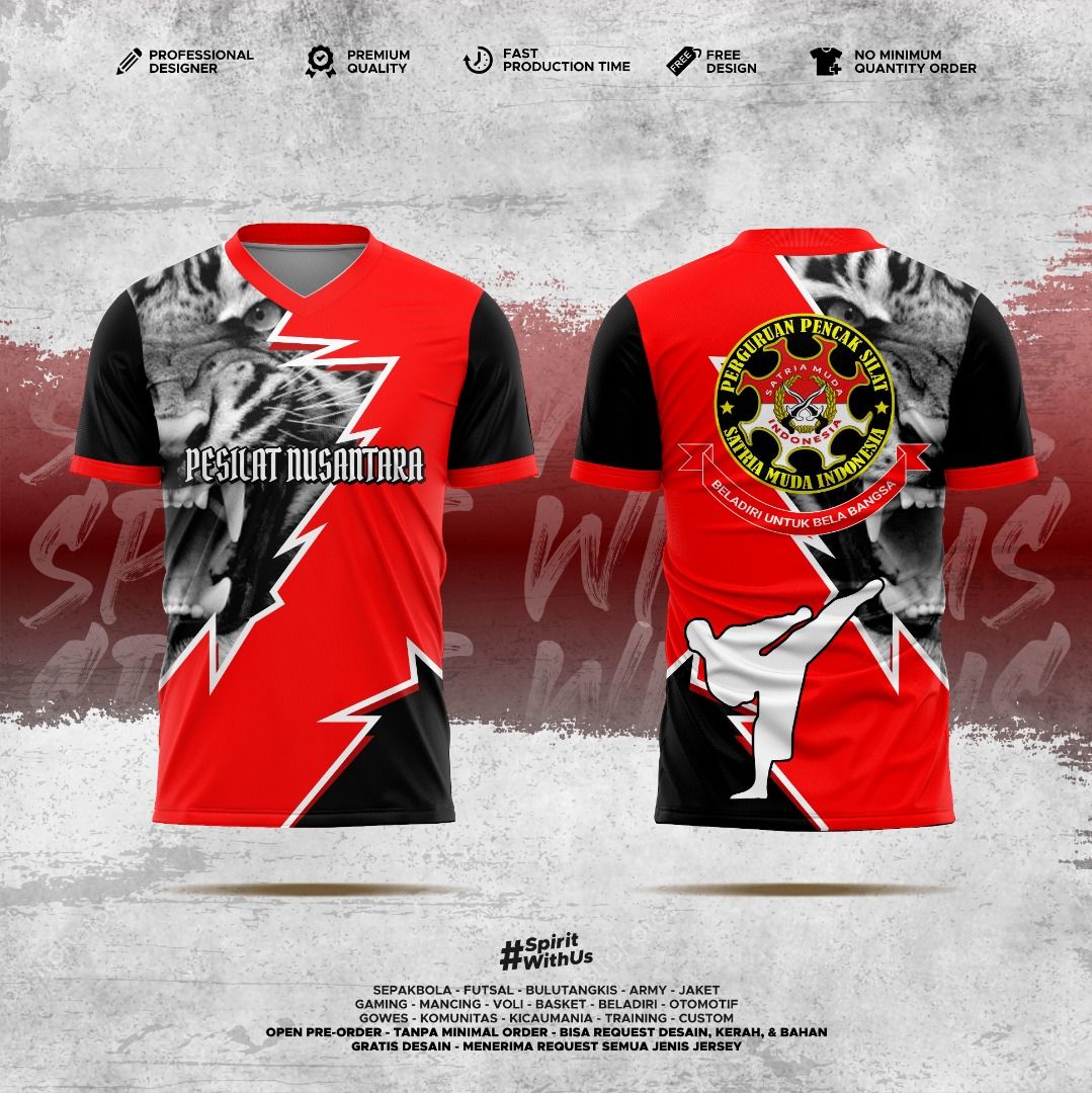 Contoh Terbaru Desain Jersey Beladiri Custom Indonesia - 0812.9359.5013 ...