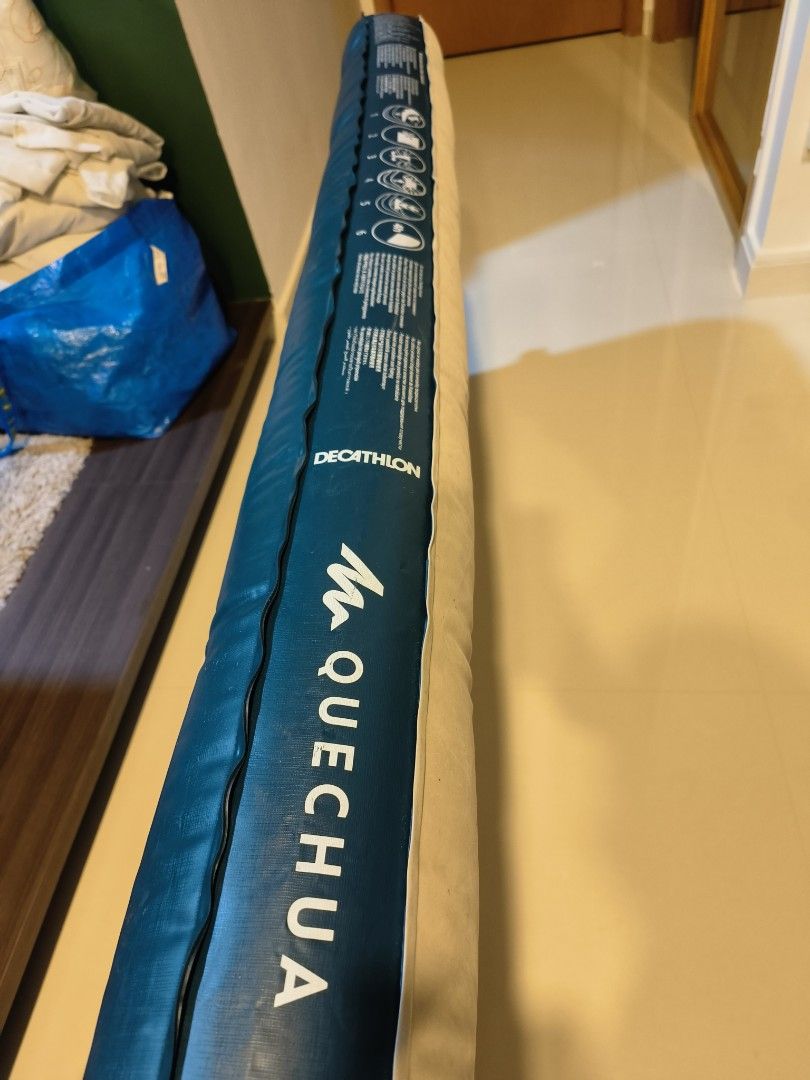 Decathlon Single Air Bed, Hobbies & Toys, Travel, Travel Essentials ...