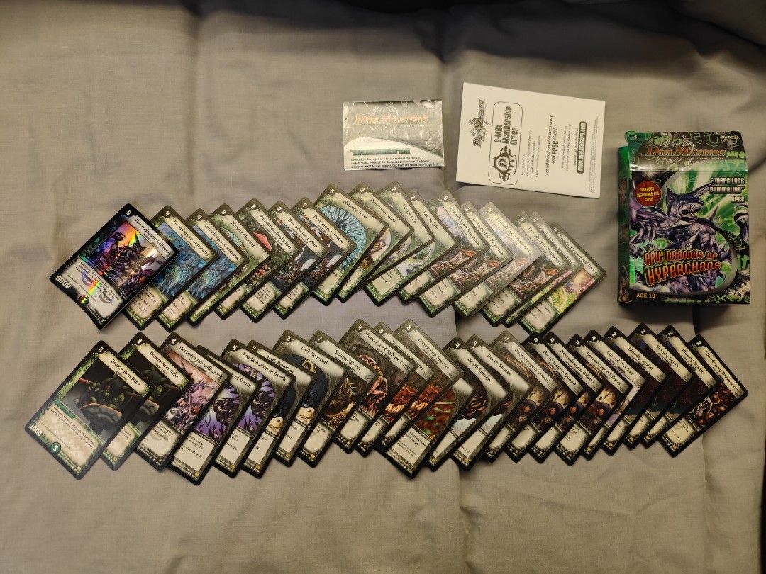 Duel Masters Original Full Pre-Made Deck Cards - DM-06 Stomp-A-Trons of ...