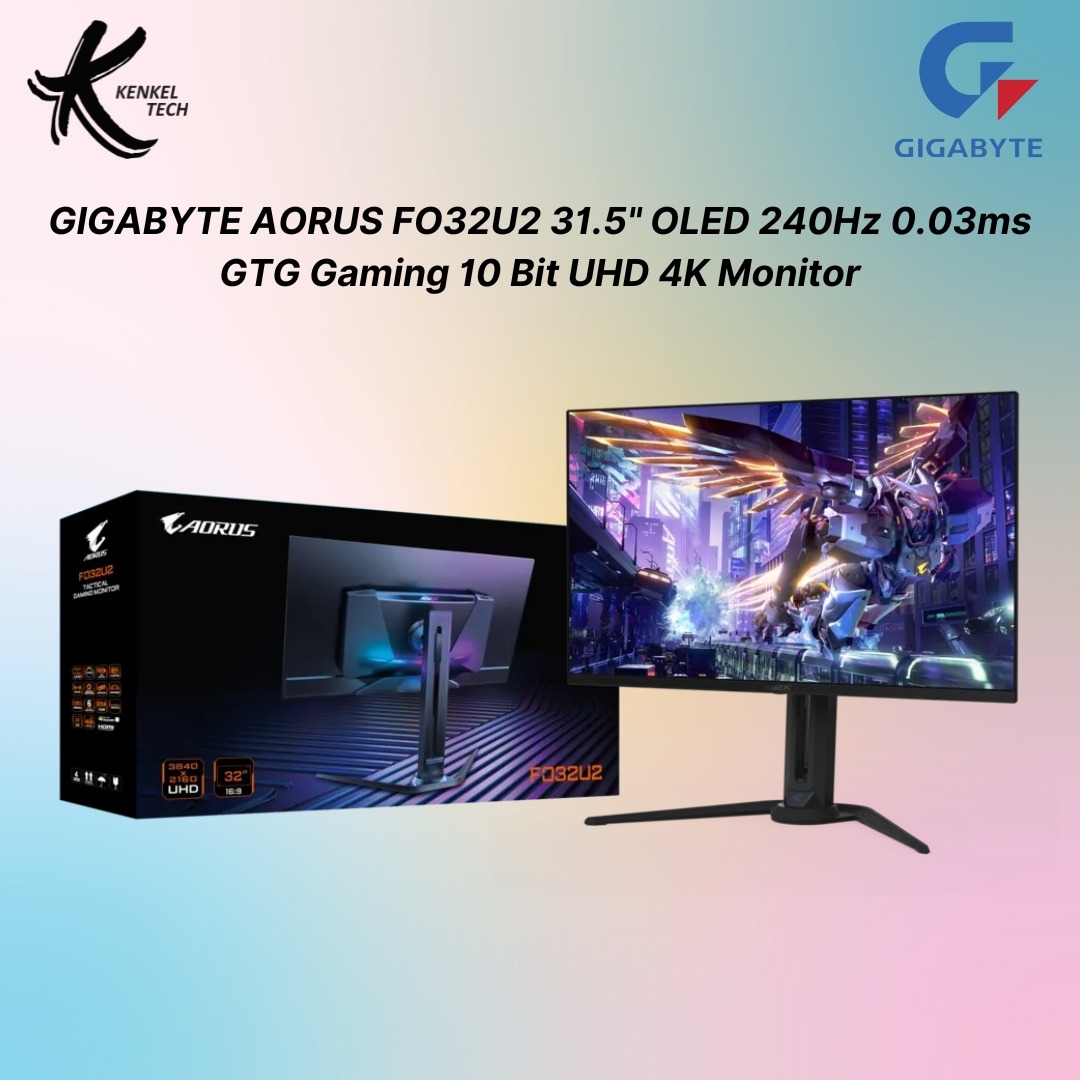 [Free Delivery] GIGABYTE AORUS FO32U2 31.5" OLED 240Hz 0.03ms GTG ...