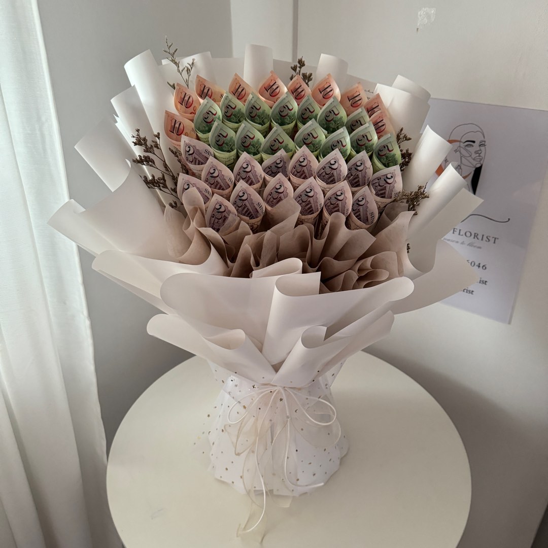 🚚FREE DELIVERY‼️🌹Money Bouquet Cash Money Cash Notes Bouquet Birthday ...