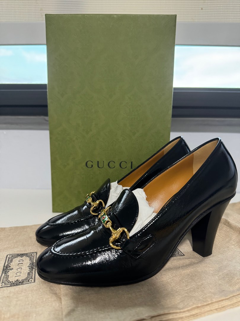 Gucci high heels loafers, Luxury, Sneakers & Footwear on Carousell