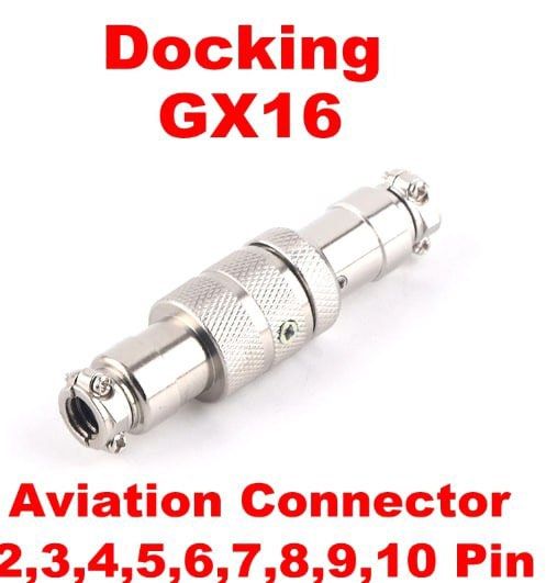GX16 wire connector 4 pin socket, Computers & Tech, Parts & Accessories ...