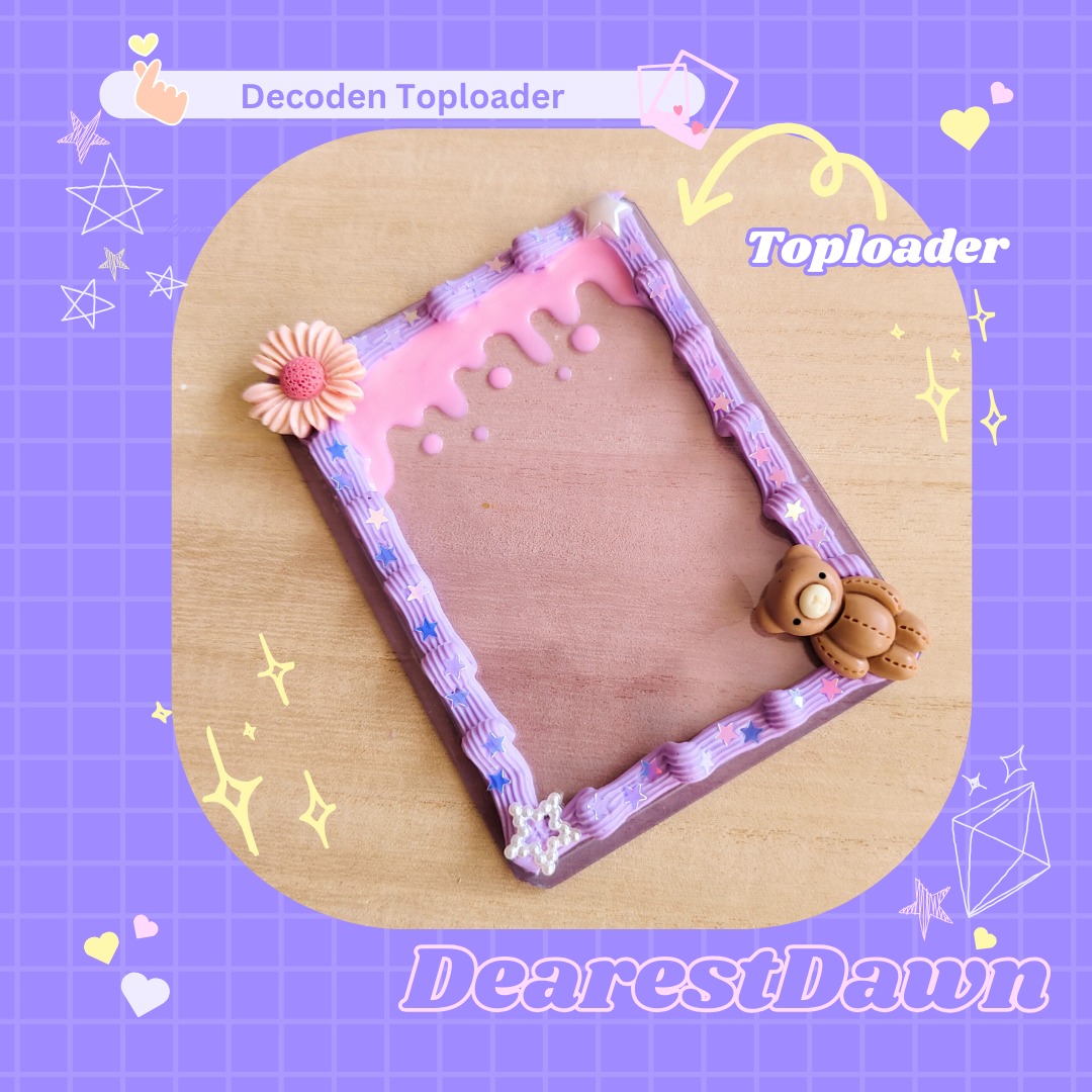Handmade Toploader Decoden Photocard Collection Part 2, Hobbies & Toys ...