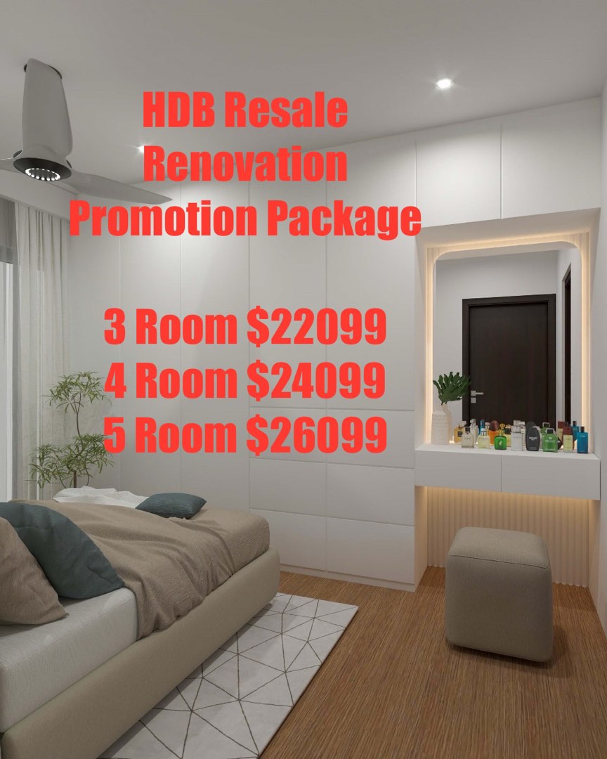 HDB Renovation Package / Kitchen Cabinet Package / BTO Renovation ...