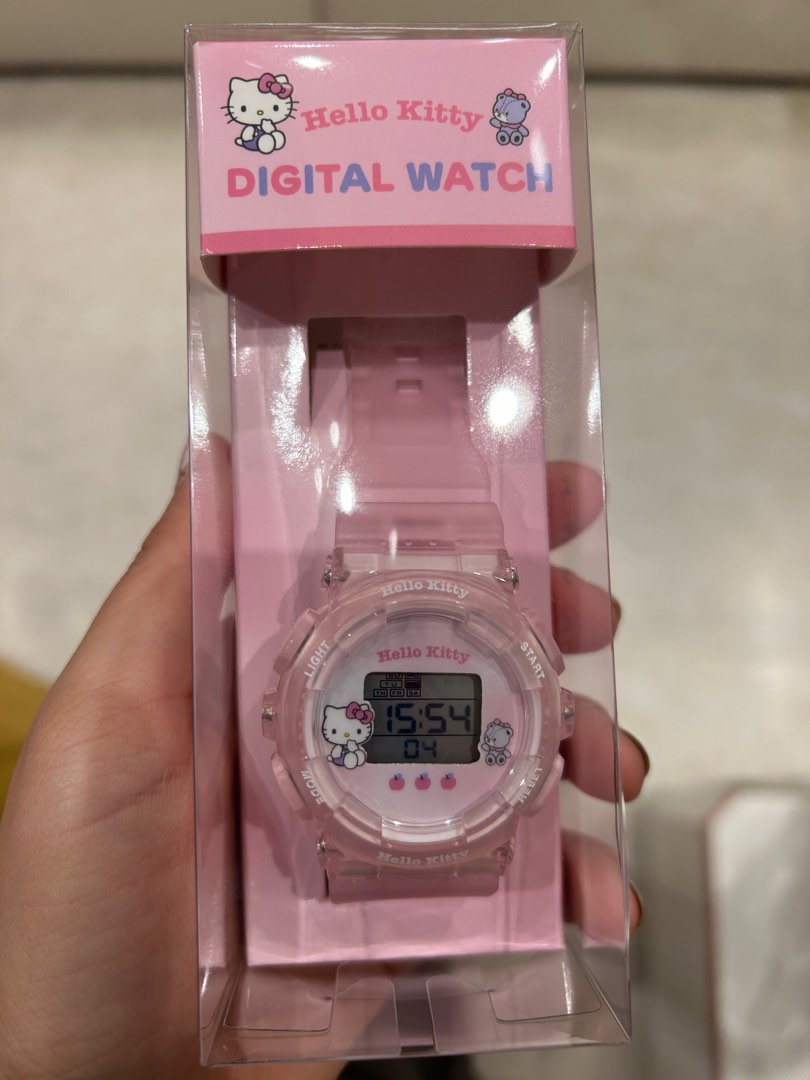HELLO KITTY DIGITAL WATCH, Women's Fashion, Watches & Accessories, Watches on Carousell