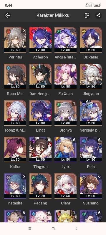 Honkai Star Rail CHEAPEST MANY TOP TIER TEAMS! End Game Account 14x 5 ...