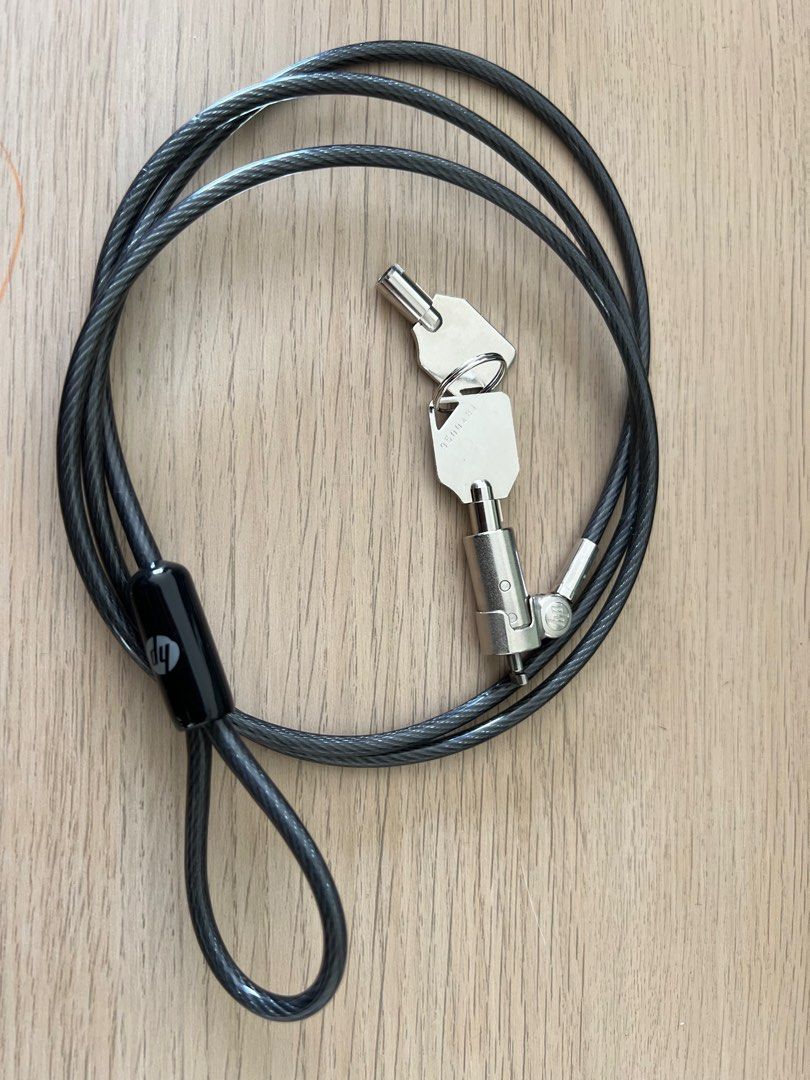 HP Laptop lock with keys, Computers & Tech, Parts & Accessories, Other ...