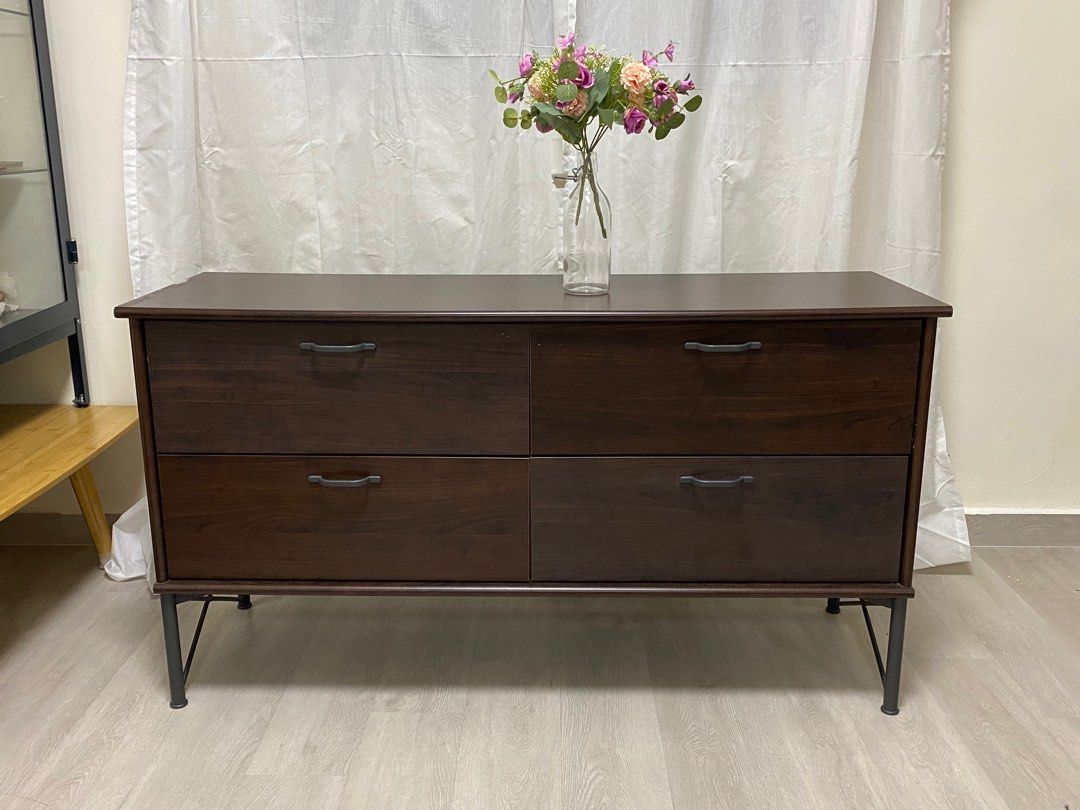 IKEA Musken Chest of 4 Wooden Drawers