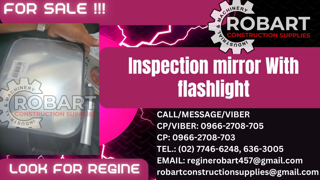 Inspection mirror With flashlight, Commercial & Industrial ...