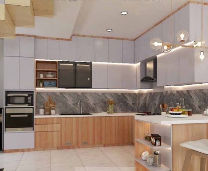 Kitchen set kamar set backdrop TV custom, Kitchen & Appliances di Carousell