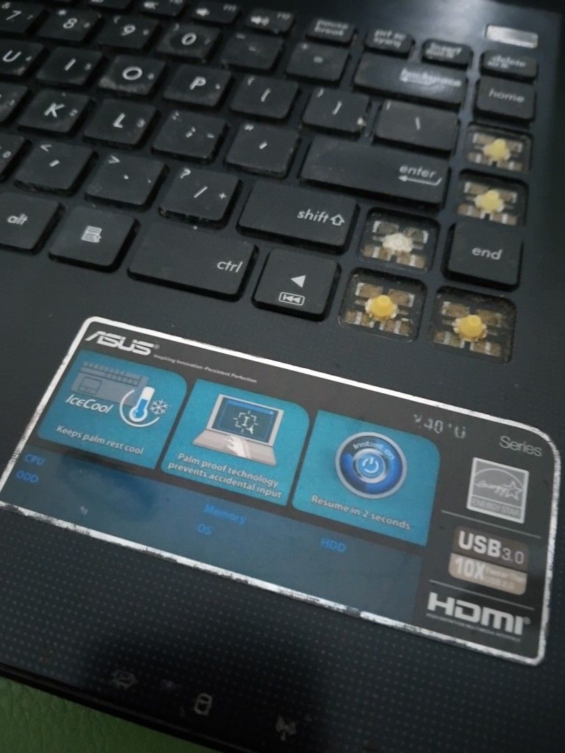 Laptop ASUS X401U, Elektronik, Komputer, Laptop di Carousell