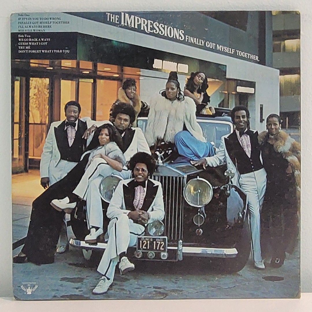 LP Vinyl 1974 The Impressions - Finally Got Myself Together, Hobbies & Toys, Music & Media ...