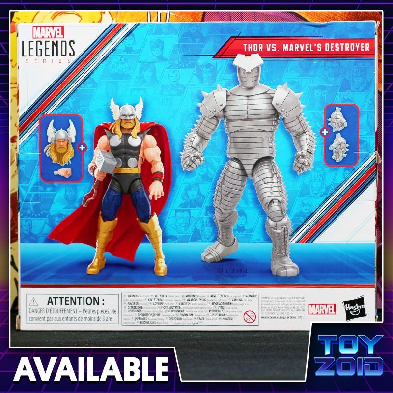 Marvel Legends Avengers Thor vs Destroyer 2 Pack 60th Anniversary ...