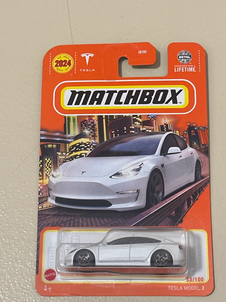 Mattel 1/64 Matchbox TESLA MODEL 3, Hobbies & Toys, Toys & Games on ...