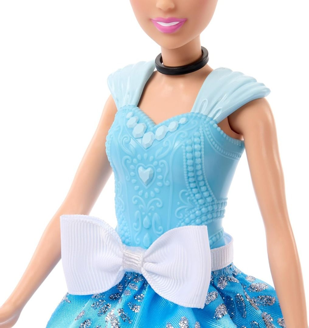 Mattel Disney Princess Cinderella Fashion Doll & Mystery Friend with 12 ...