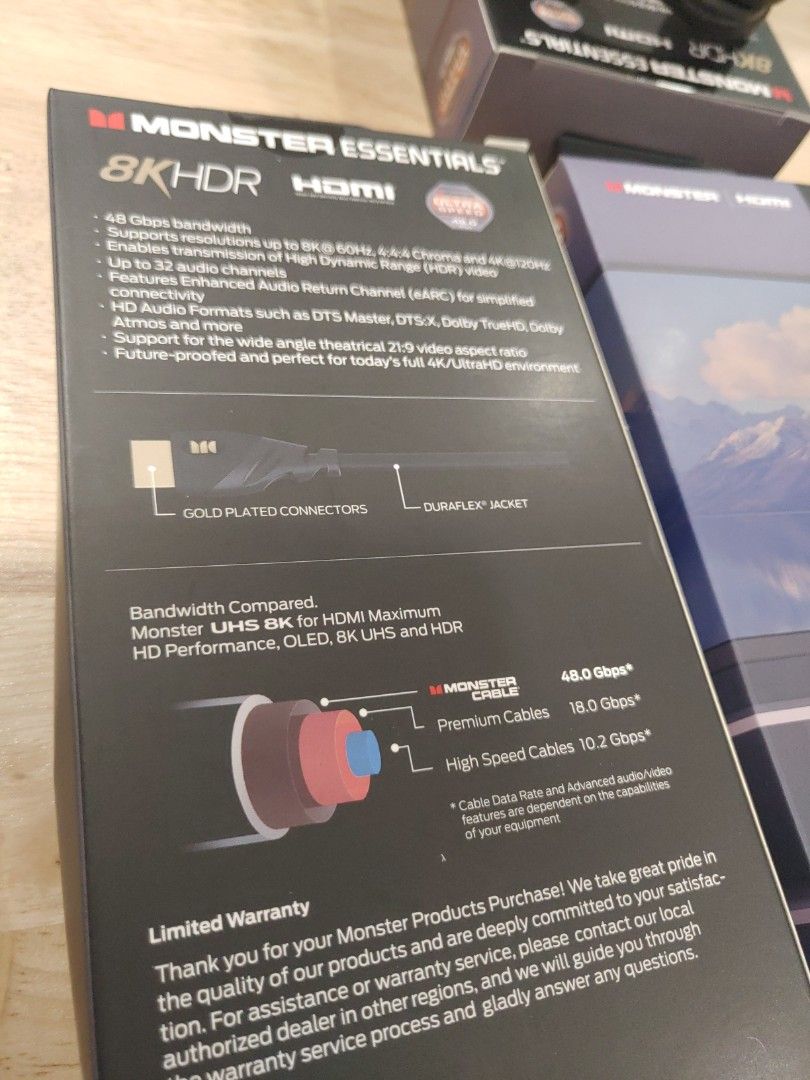 Monster 8K Ultra High Speed HDMI 2.1 (2 meter), TV & Home Appliances ...