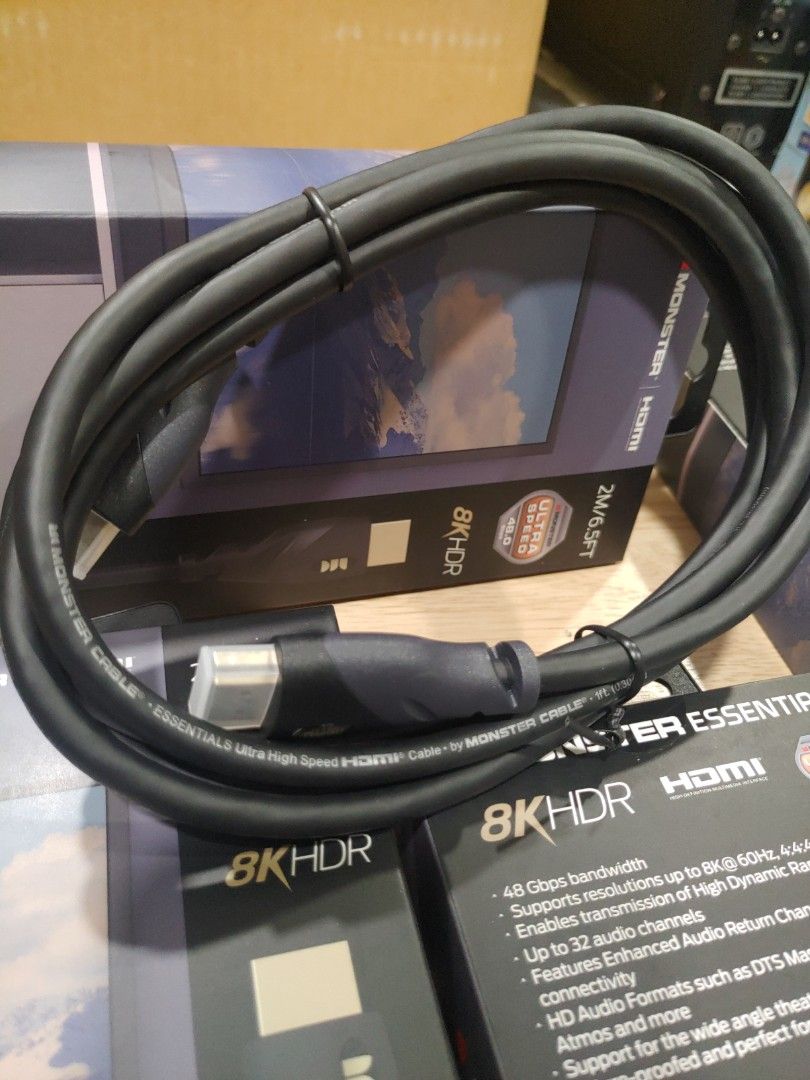 Monster 8K Ultra High Speed HDMI 2.1 (2 meter), TV & Home Appliances ...