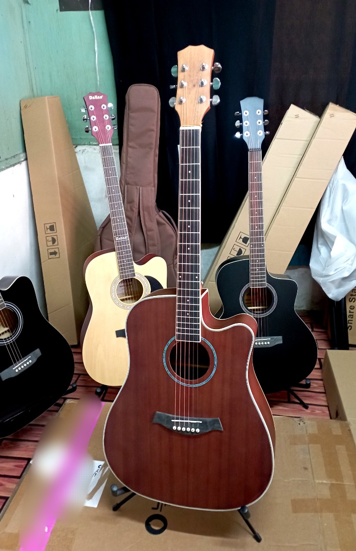 New Gitar 41 akustik guitar acoustic sapele ada besi tanam truss rod ...