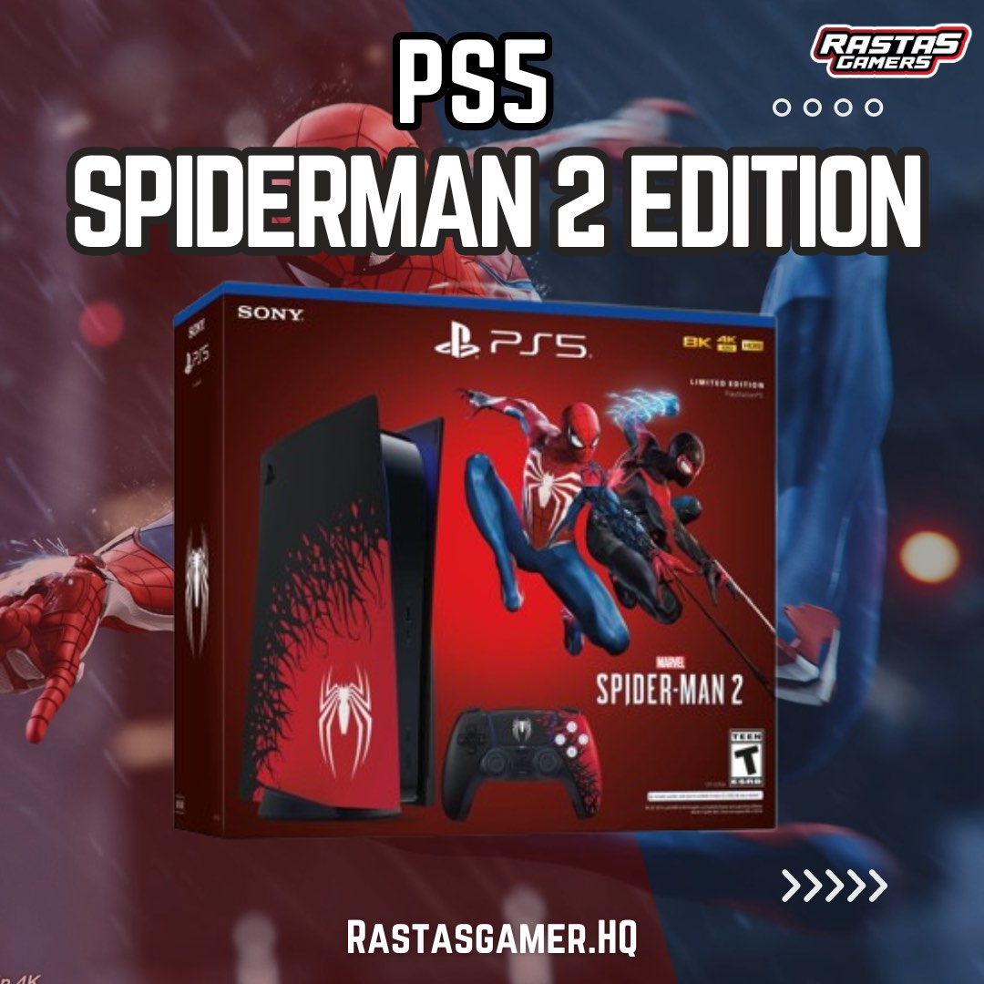 New PS5 Fat Spiderman 2 edition, Video Gaming, Video Game Consoles ...
