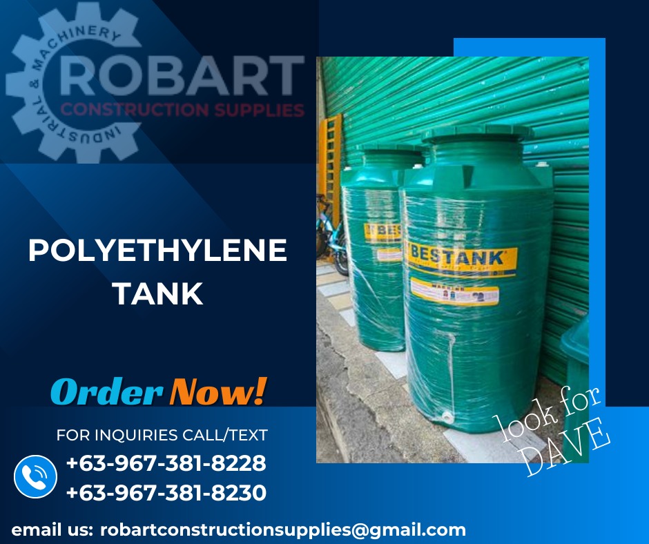 POLYETHYLENE TANK, Commercial & Industrial, Construction Tools ...