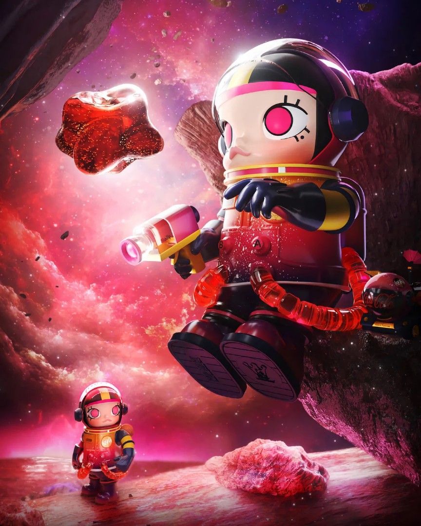 Popmart MEGA Space Molly Coca Cola V1 400%, Hobbies & Toys, Toys ...