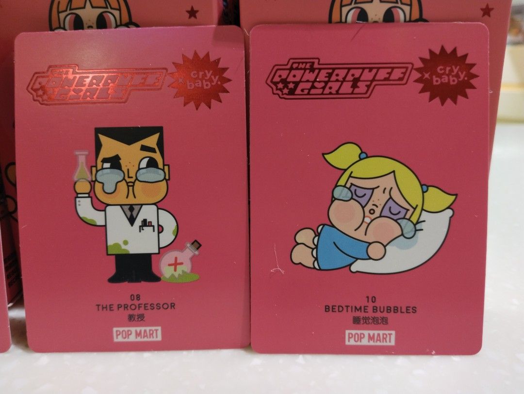 Popmart Crybaby Powerpuff Girls Bunny blossom buttercup Bubbles arttoys ...